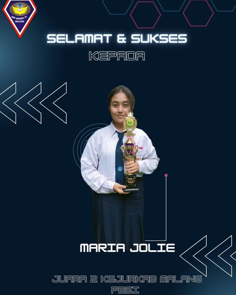 Selamat datang di Prestasi Sekolah Album | SMP Negeri 16 Malang